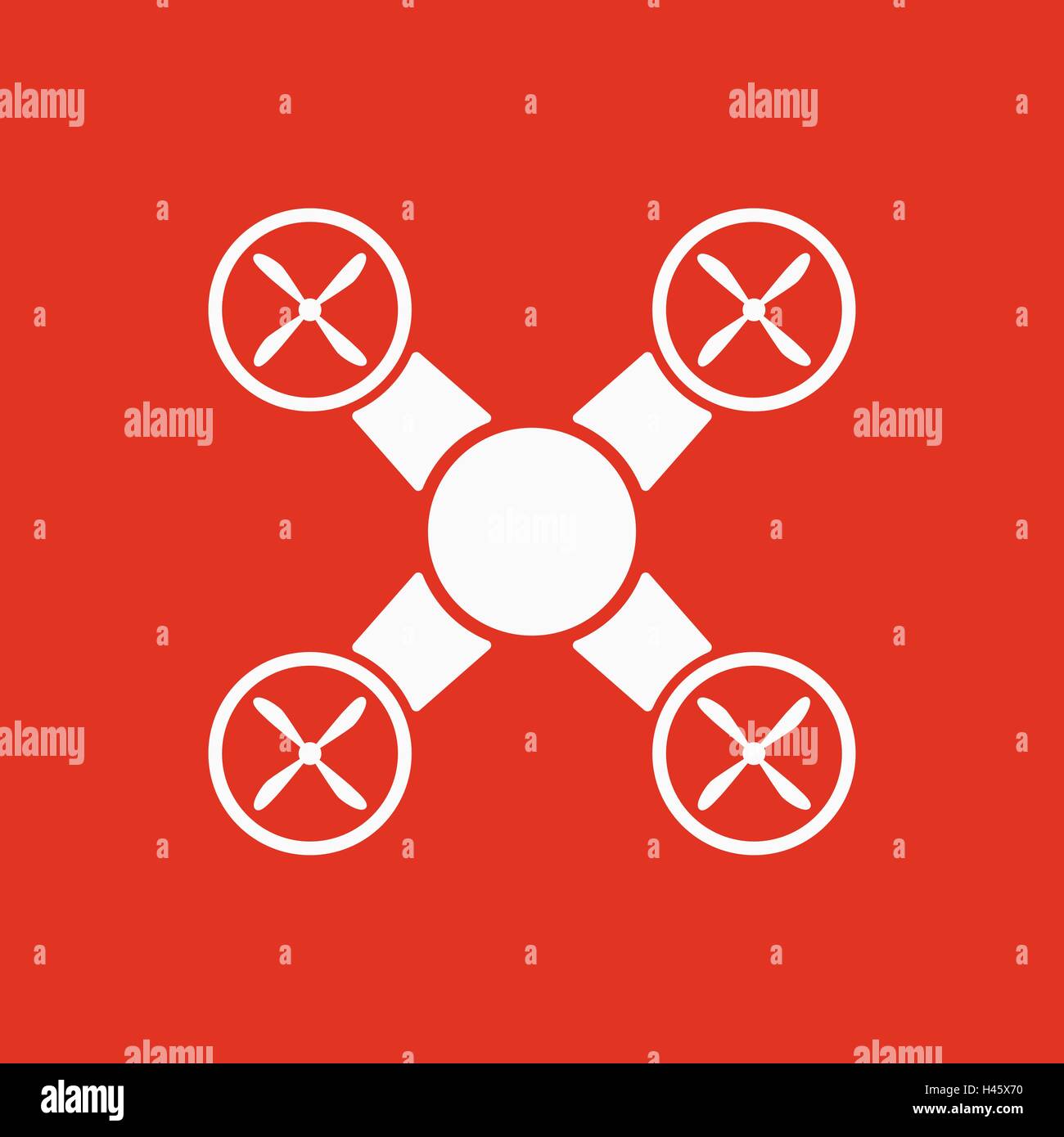 The quadrocopter icon. Quadrocopter symbol. Flat Stock Vector Image & Art - Alamy