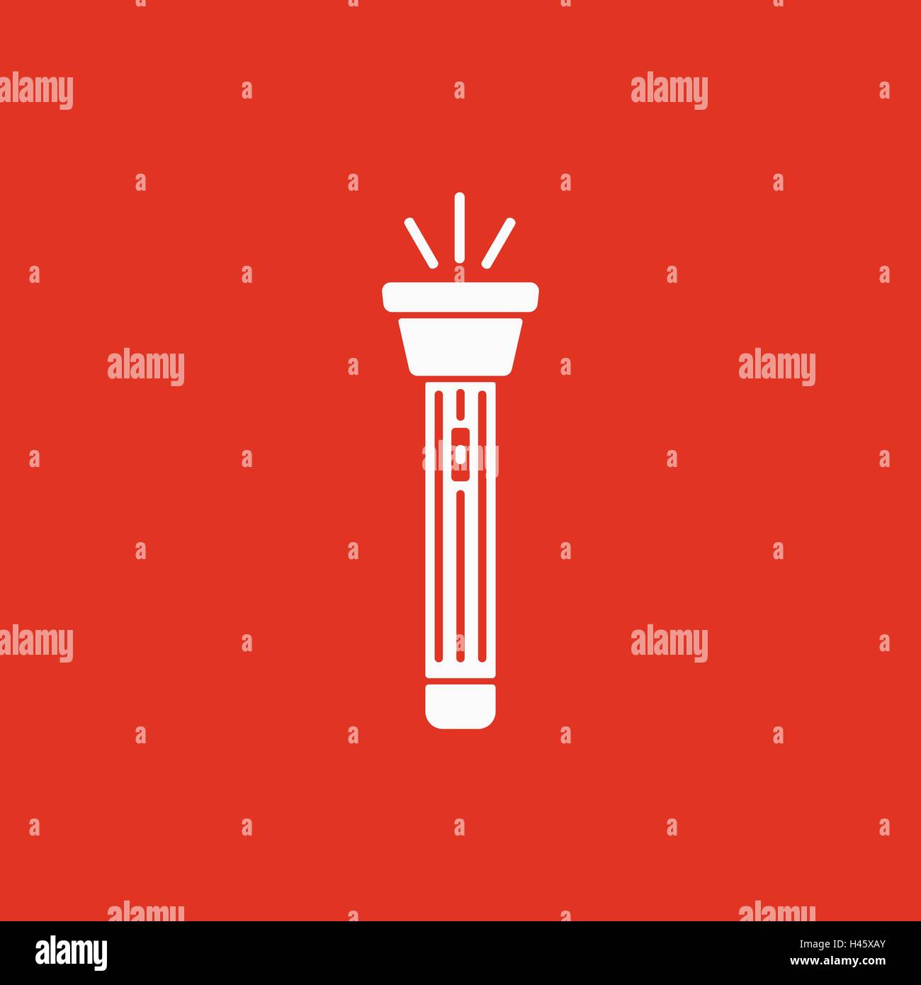 The flashlight icon. Torch symbol. Flat Stock Vector Image & Art - Alamy