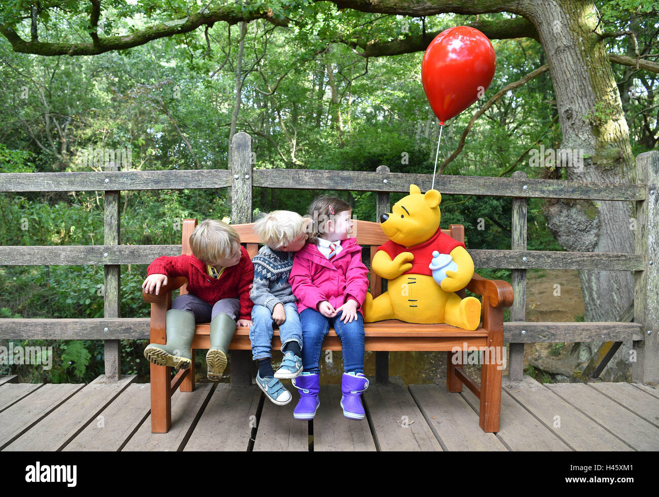 EDITORIAL USE ONLY (Left to right) Ed Clayton, three, Jacob O'Dell ...