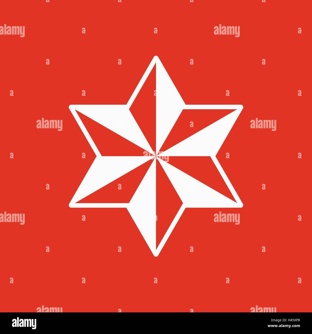 The star icon. Star symbol. Flat Stock Vector Image & Art - Alamy