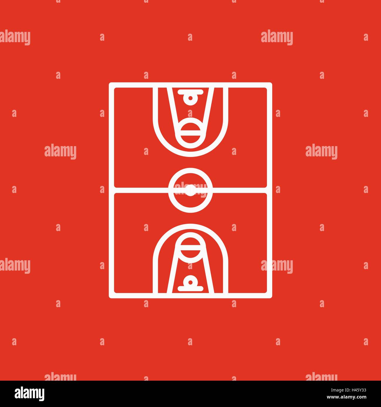 The basketball icon. Basketball symbol. Flat Stock Vector Image & Art ...