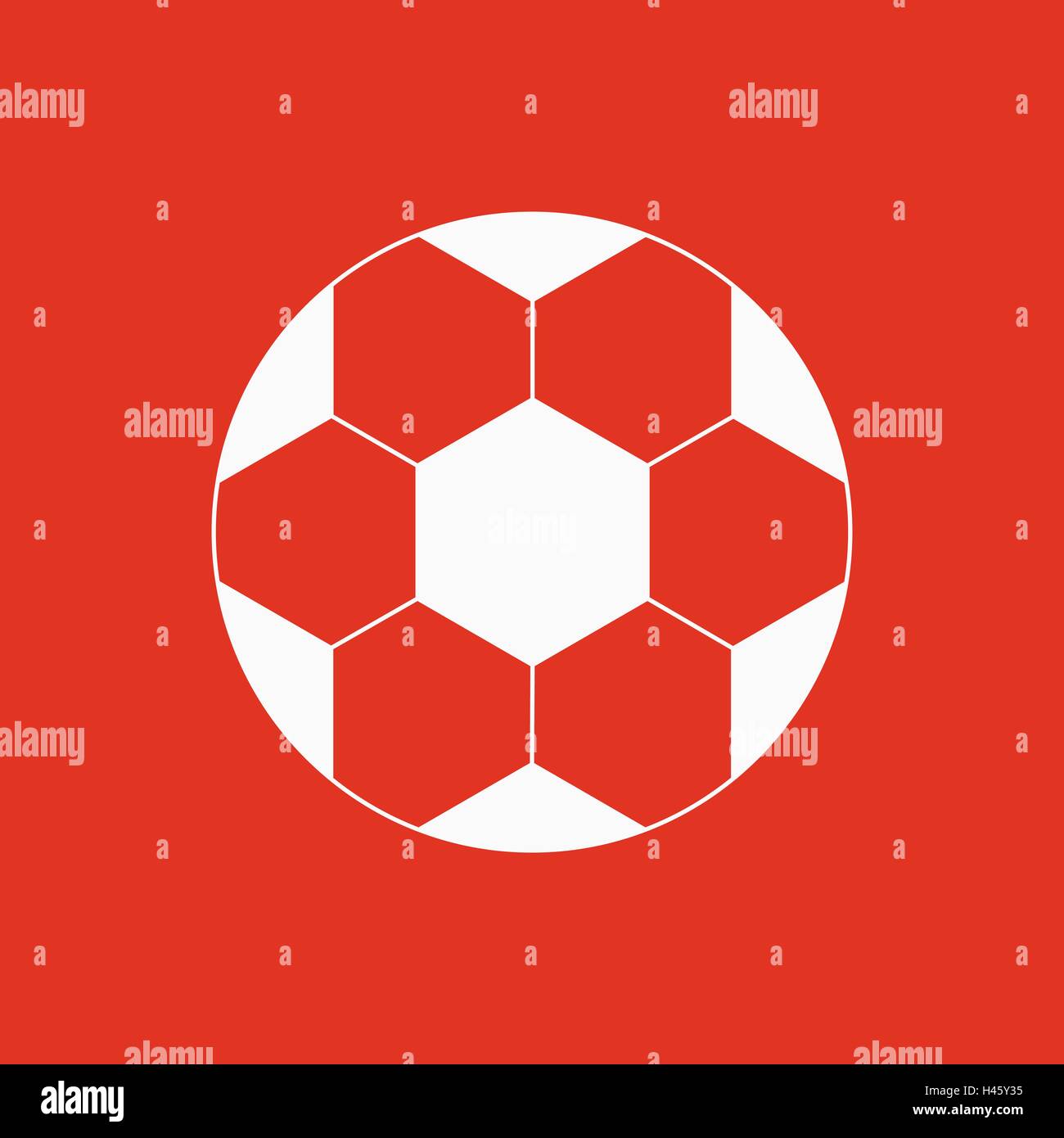 The football icon. Soccer symbol. Flat Stock Vector Image & Art - Alamy