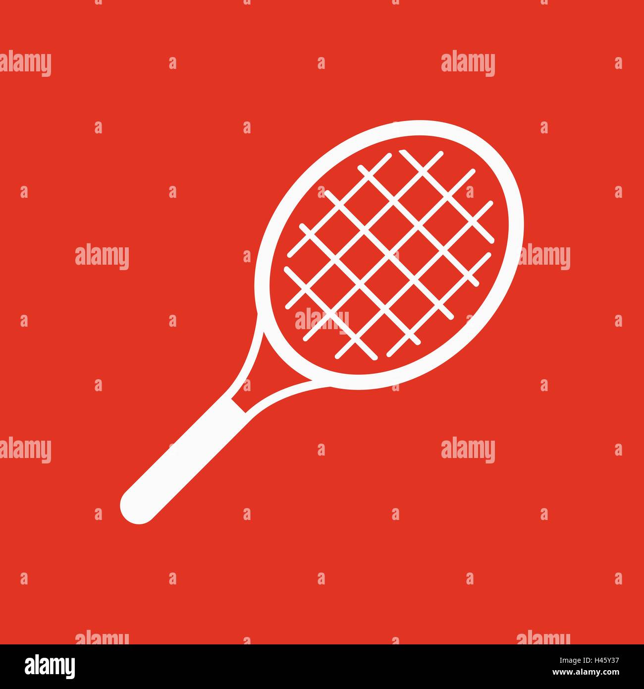 The tennis icon. Game symbol. Flat Stock Vector Image & Art - Alamy