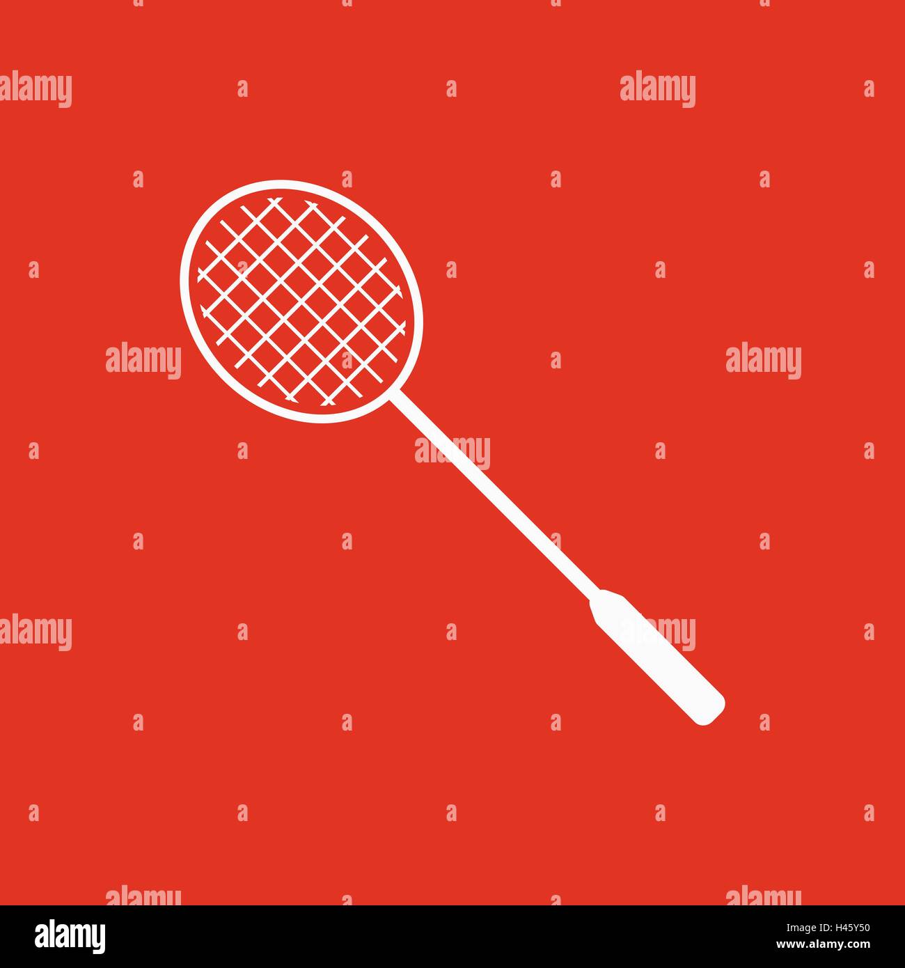 The badminton icon. Game symbol. Flat Stock Vector Image & Art - Alamy