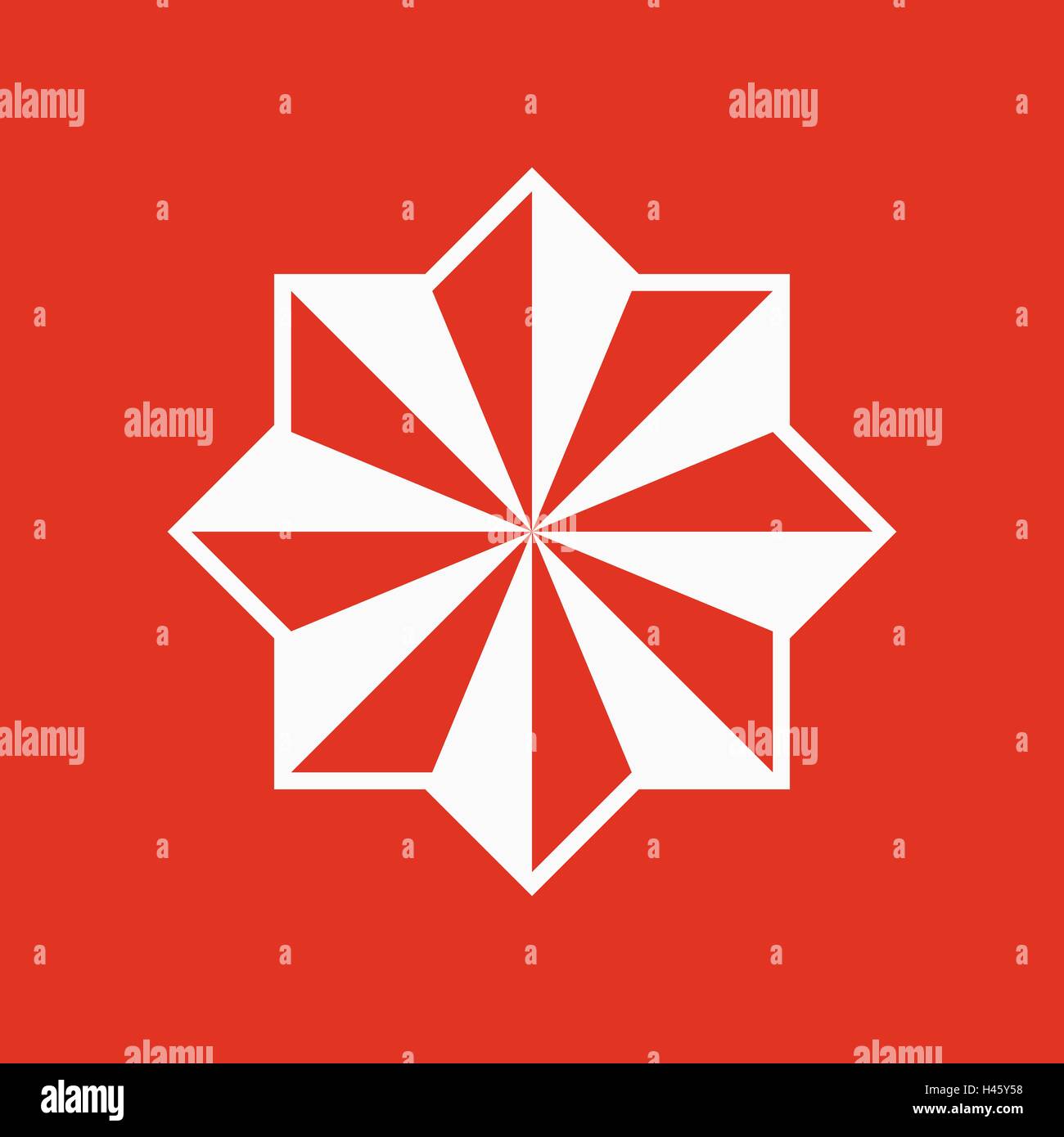 The star icon. Star symbol. Flat Stock Vector Image & Art - Alamy