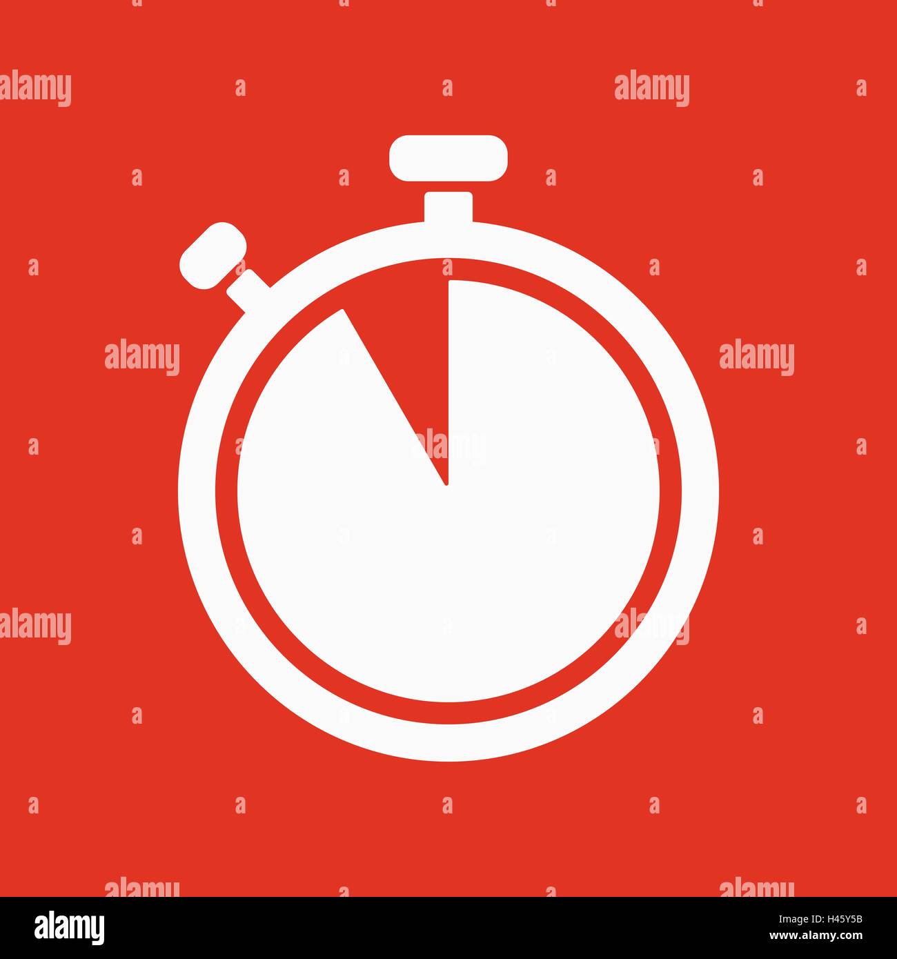 The stopwatch icon. Countdown symbol. Flat Stock Vector Image & Art - Alamy