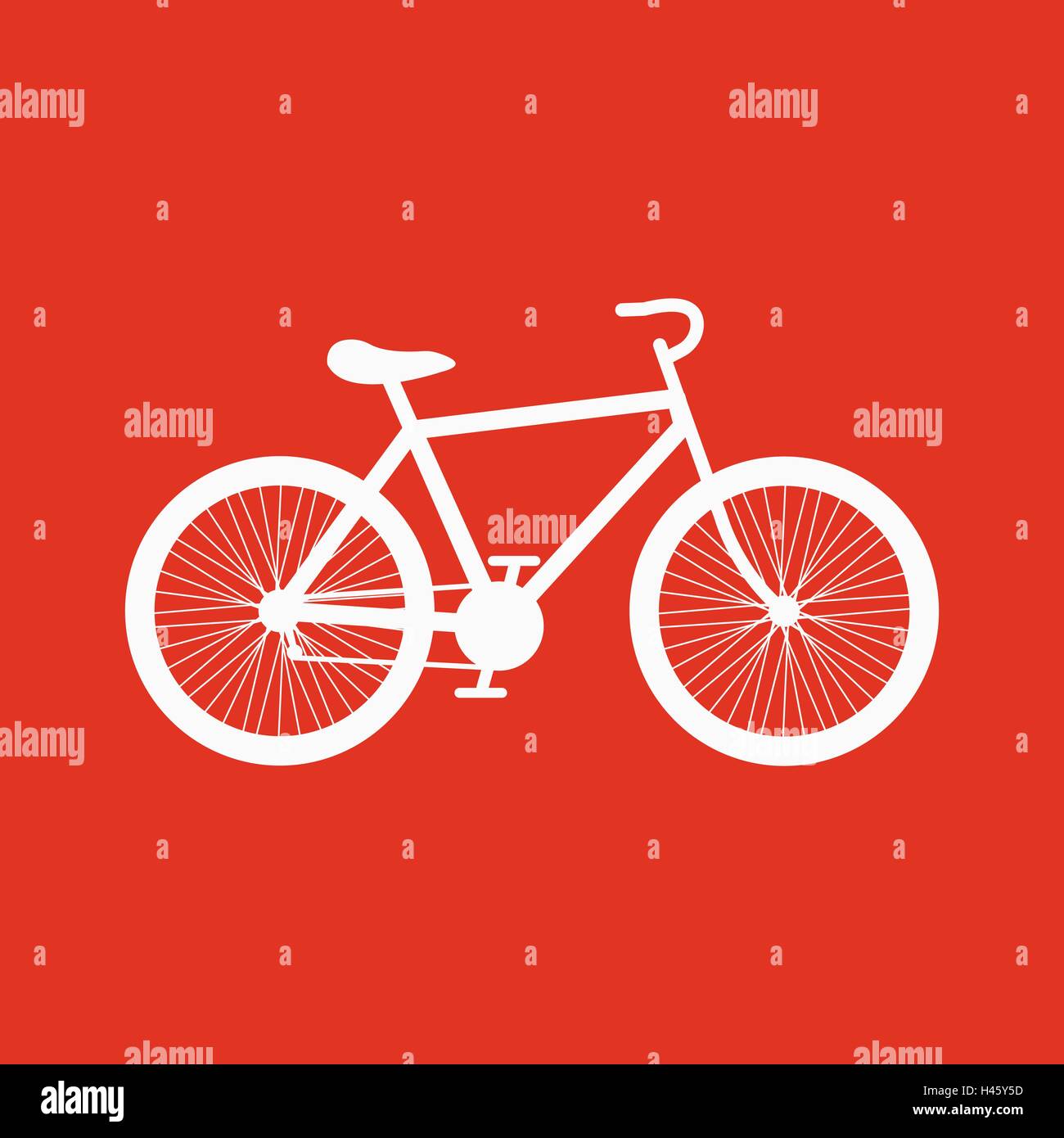 The bicycle icon. Bike symbol. Flat Stock Vector Image & Art - Alamy
