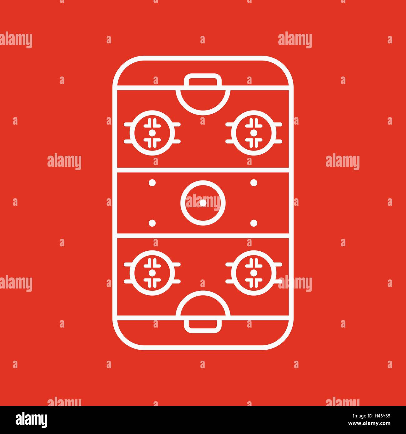 Ice Hockey Rink icon. Game symbol. Flat Stock Vector Image & Art - Alamy