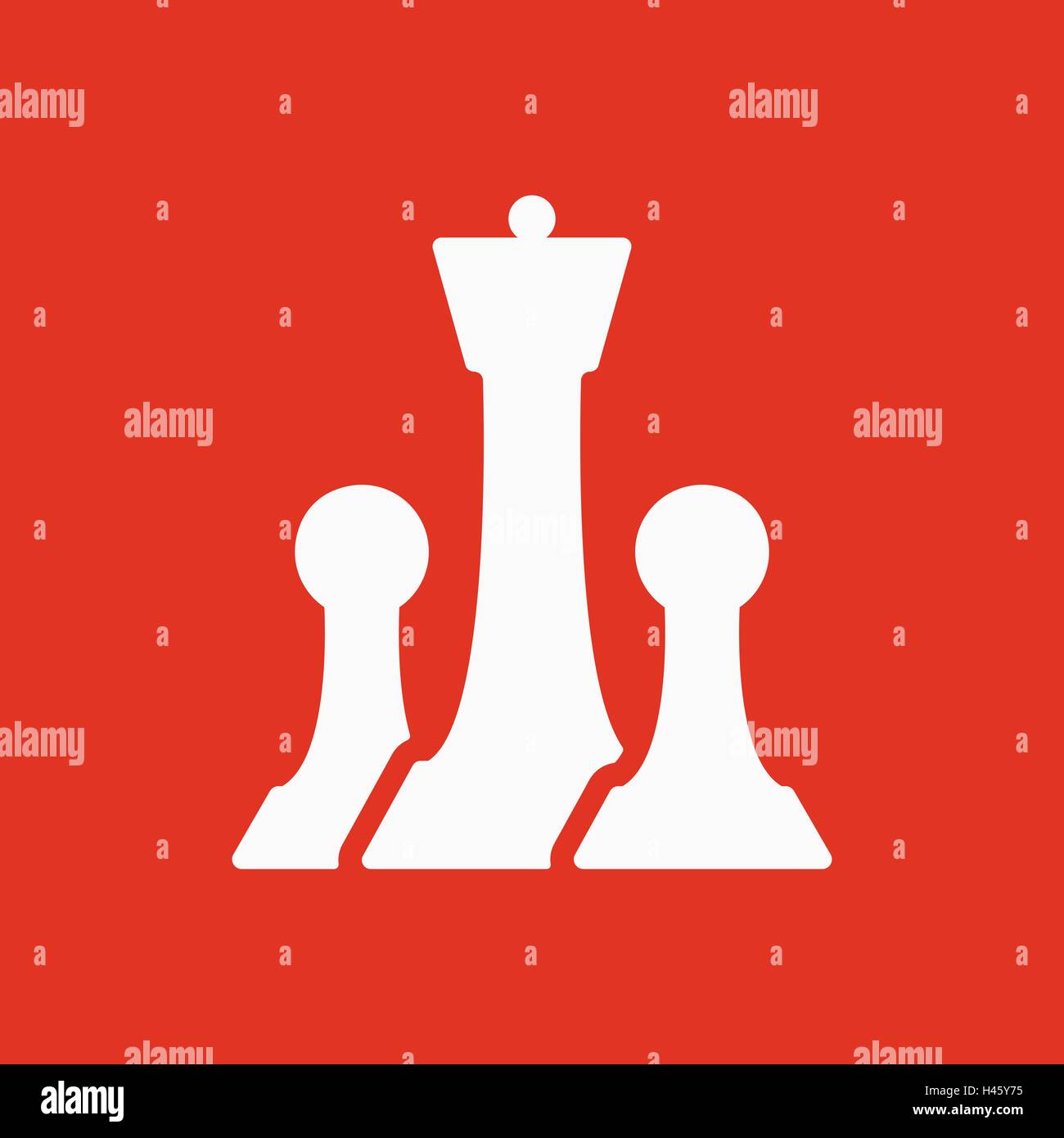 The chess icon. Game symbol. Flat Stock Vector Image & Art - Alamy