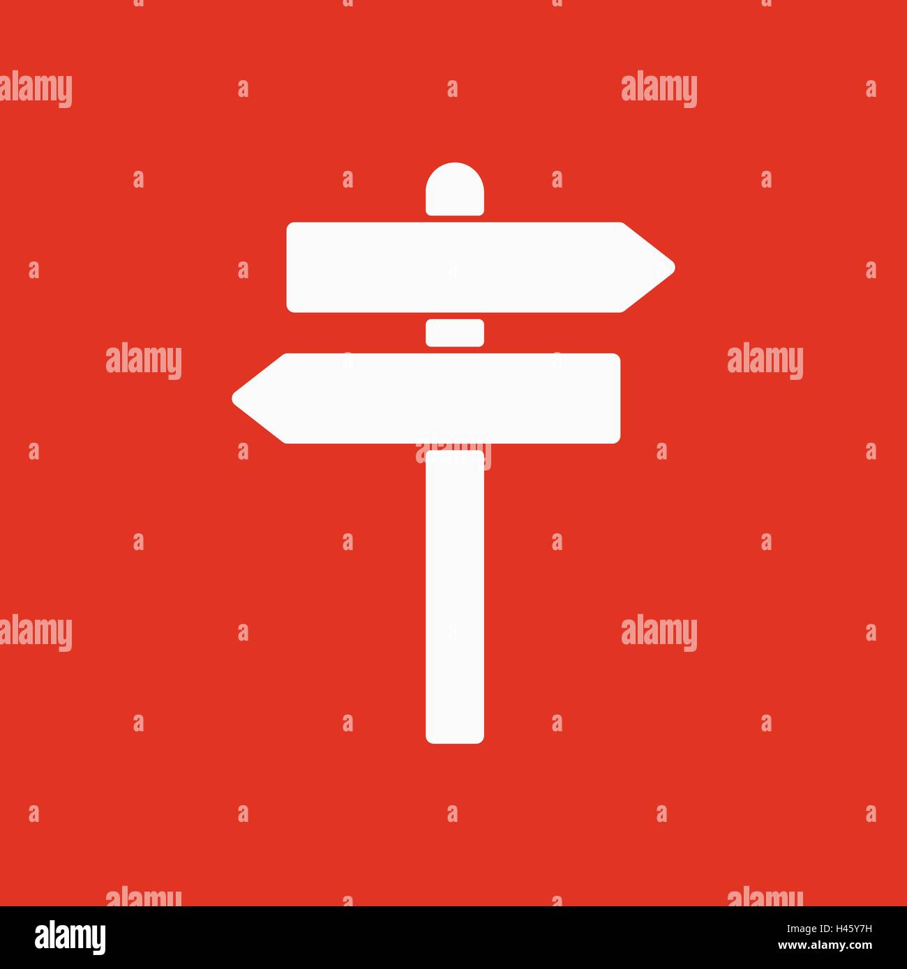 Signpost view Stock Vector Images - Alamy
