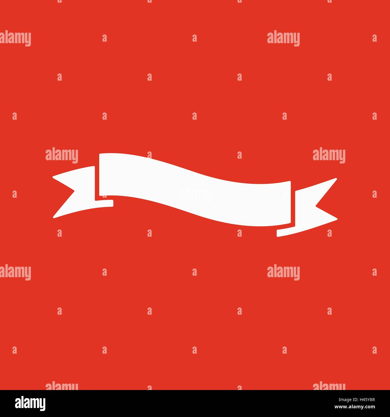 Badge ribbon icon simple Stock Vector Images - Alamy
