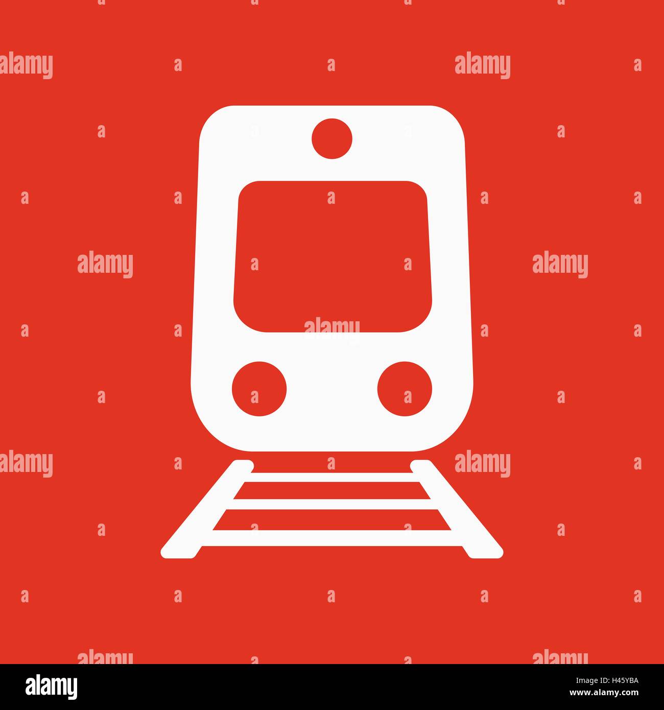 The train icon. Railway symbol. Flat Stock Vector Image & Art - Alamy