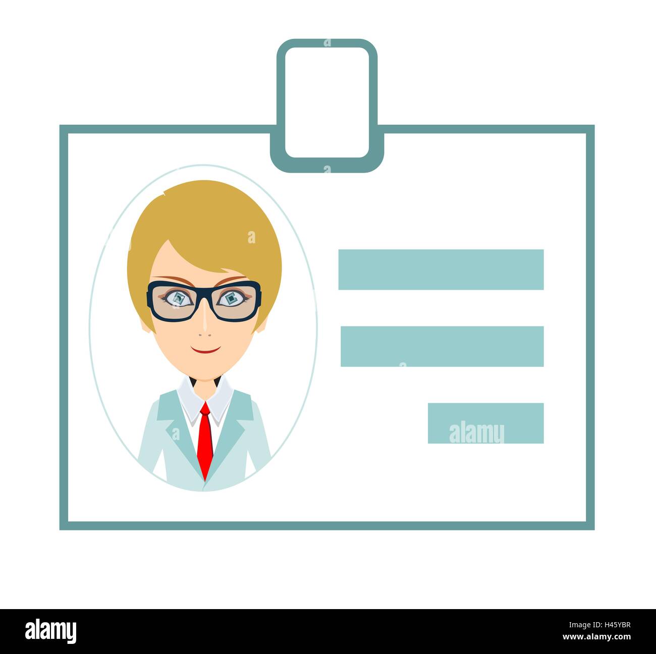 Identification card for woman Stock Vector Image & Art - Alamy