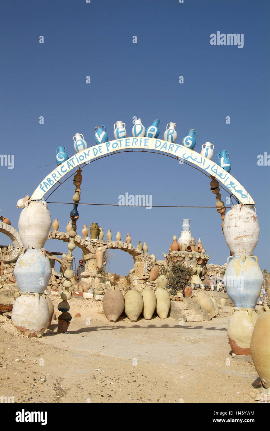 Tunisia, Djerba, Guellala, pottery Stock Photo - Alamy