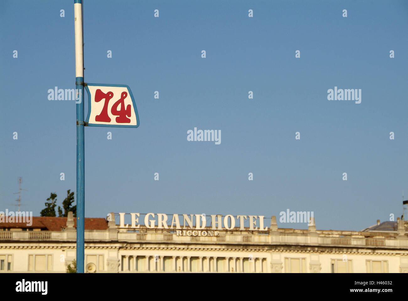 Le grand hotel of riccione hi-res stock photography and images - Alamy