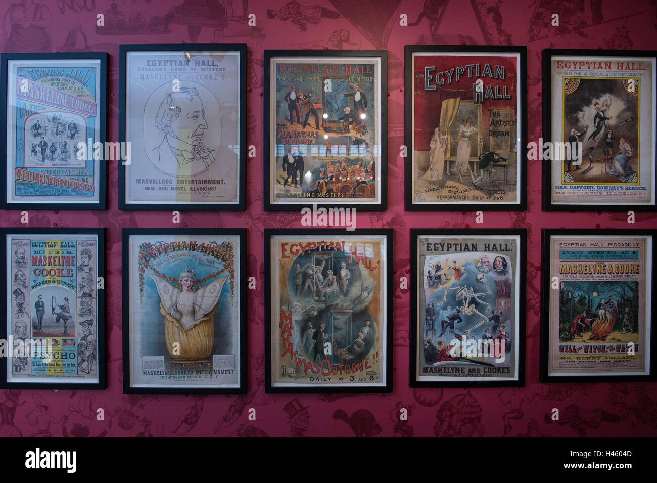 Some of the exhibits in the British Library, London during the opening ...