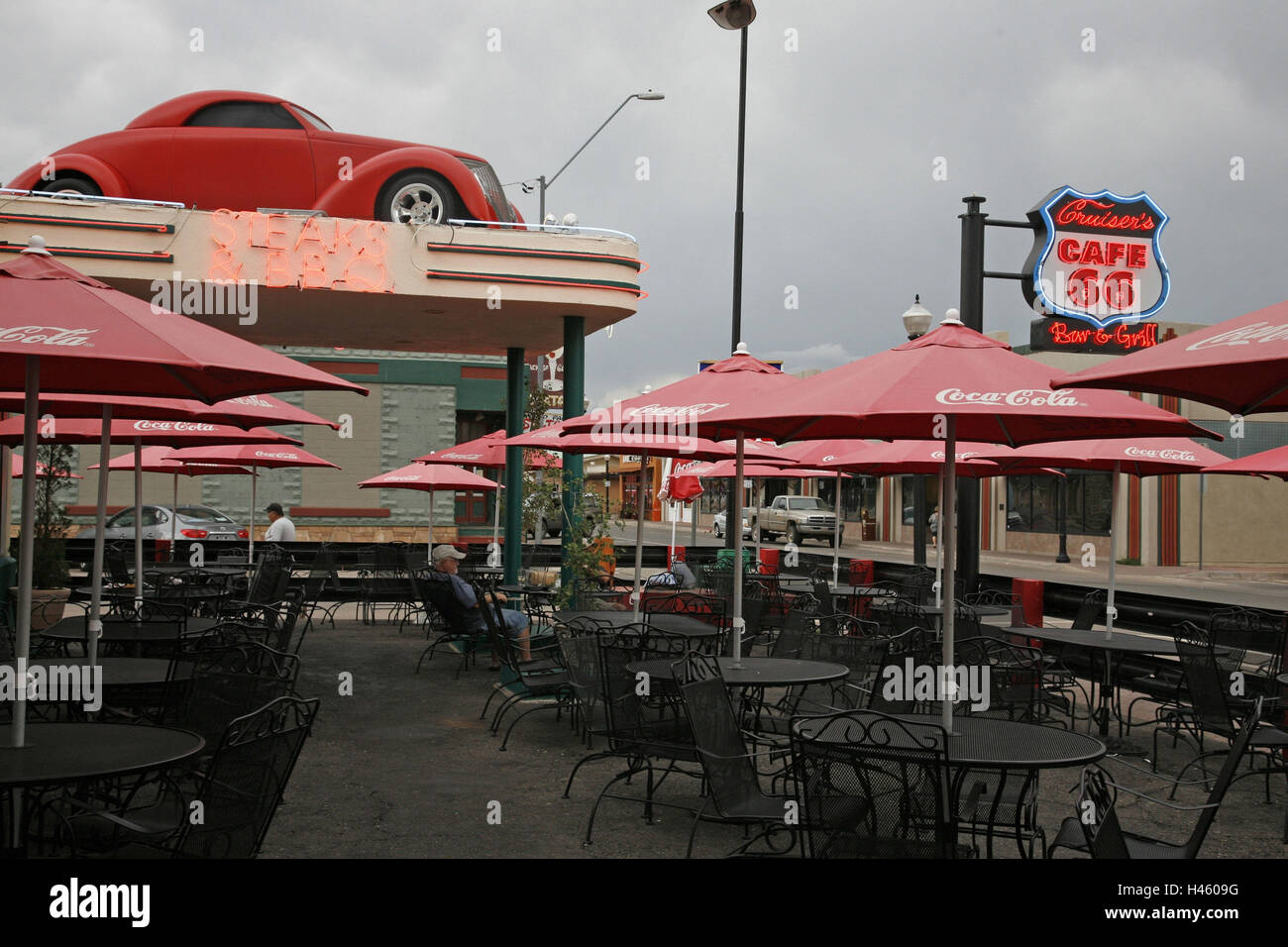 The USA, Arizona, William, route 66, cafe Stock Photo - Alamy