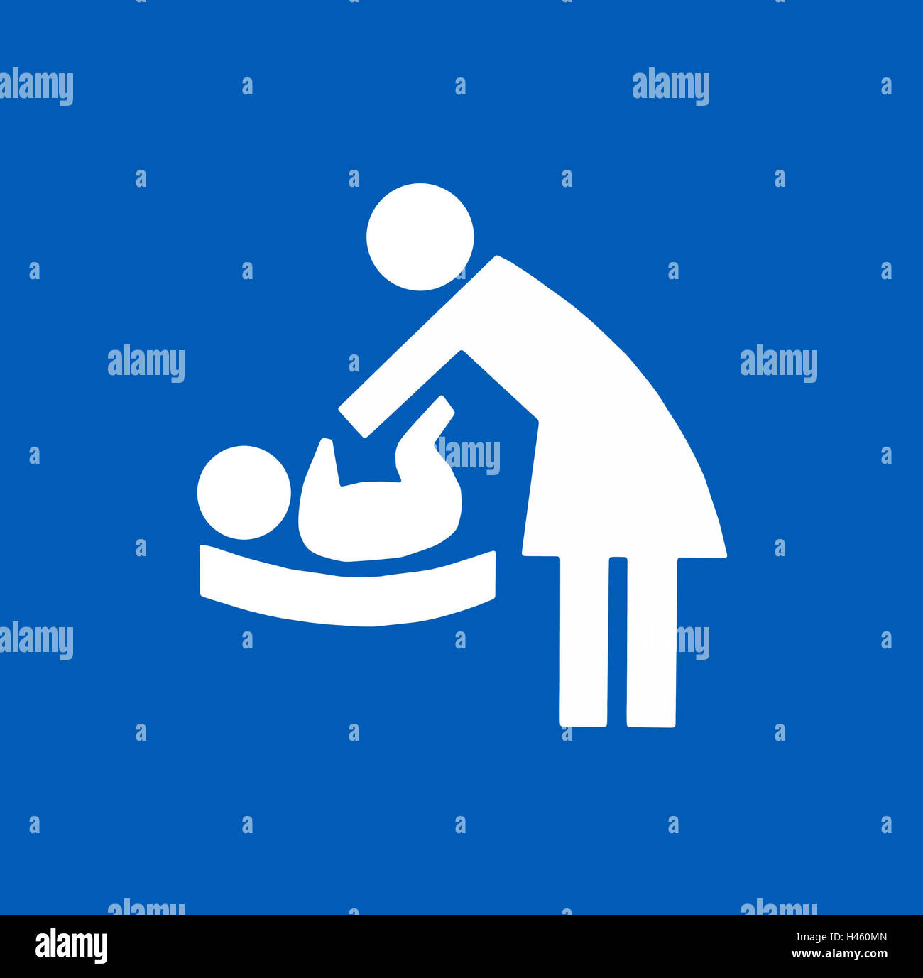 Sign, compress room, sign, blue, figures, tip, information, icon, wrap ...