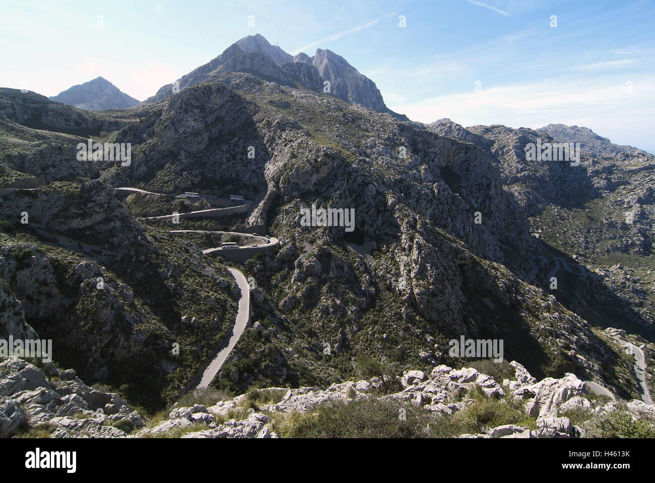 Spain, the Balearic Islands, Majorca, Serra de Tramuntana, mountain ...