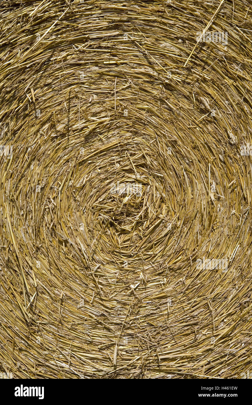Hay bales, medium close-up Stock Photo - Alamy
