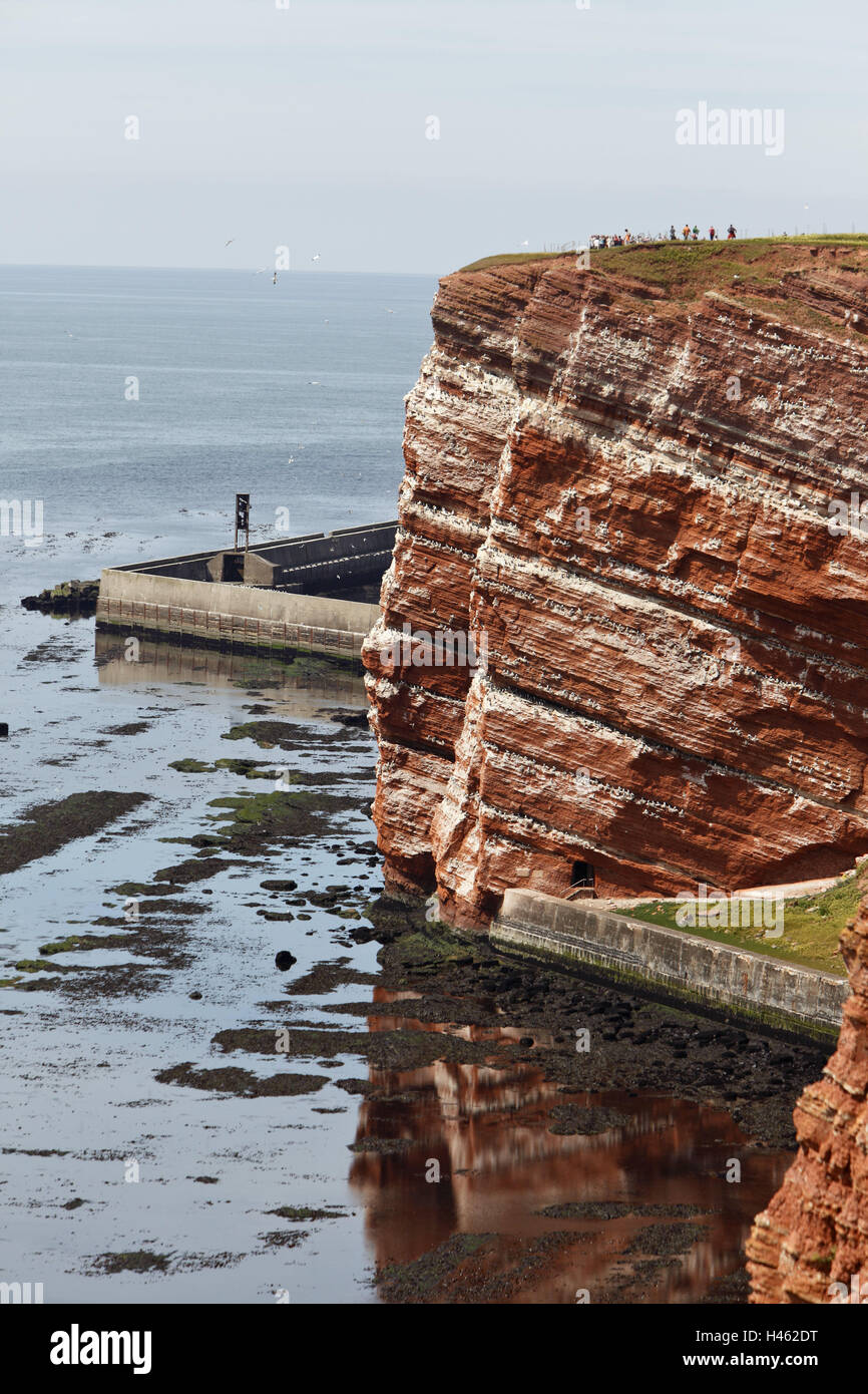 Red rocks of island helgoland hi-res stock photography and images - Alamy