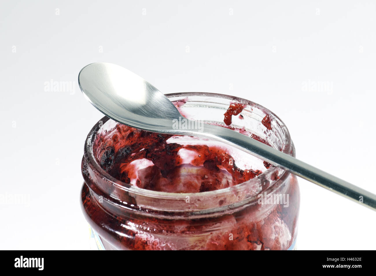 Jam jar, blank, spoons, glass, jam, red, preserve, Food, cook, fruit ...