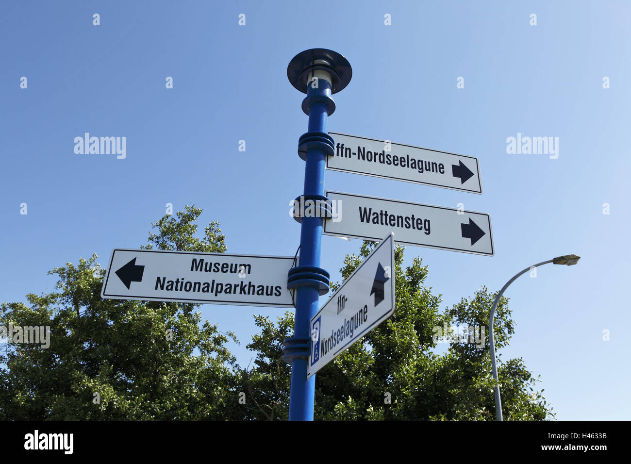 Germany, Lower Saxony, Butjadingen, signs Stock Photo - Alamy