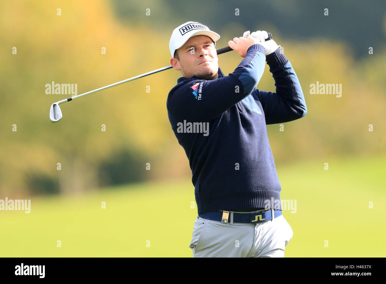 England's Tyrrell Hatton during day one of The British Masters at The ...