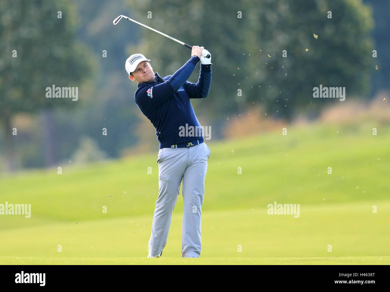 England's Tyrrell Hatton during day one of The British Masters at The ...
