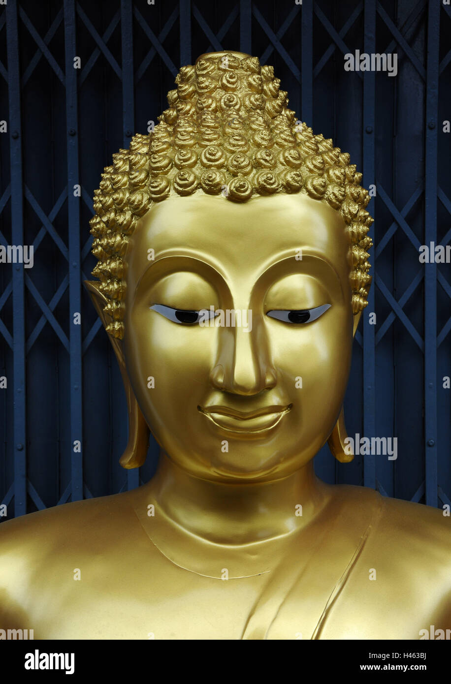 Buddha, head, golden, Thailand, tourism, travelling, religion, faith ...