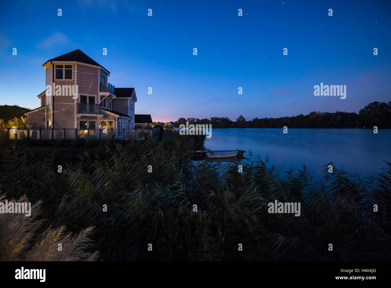 Beautiful night sky astrophotography landscape image of stars over ...
