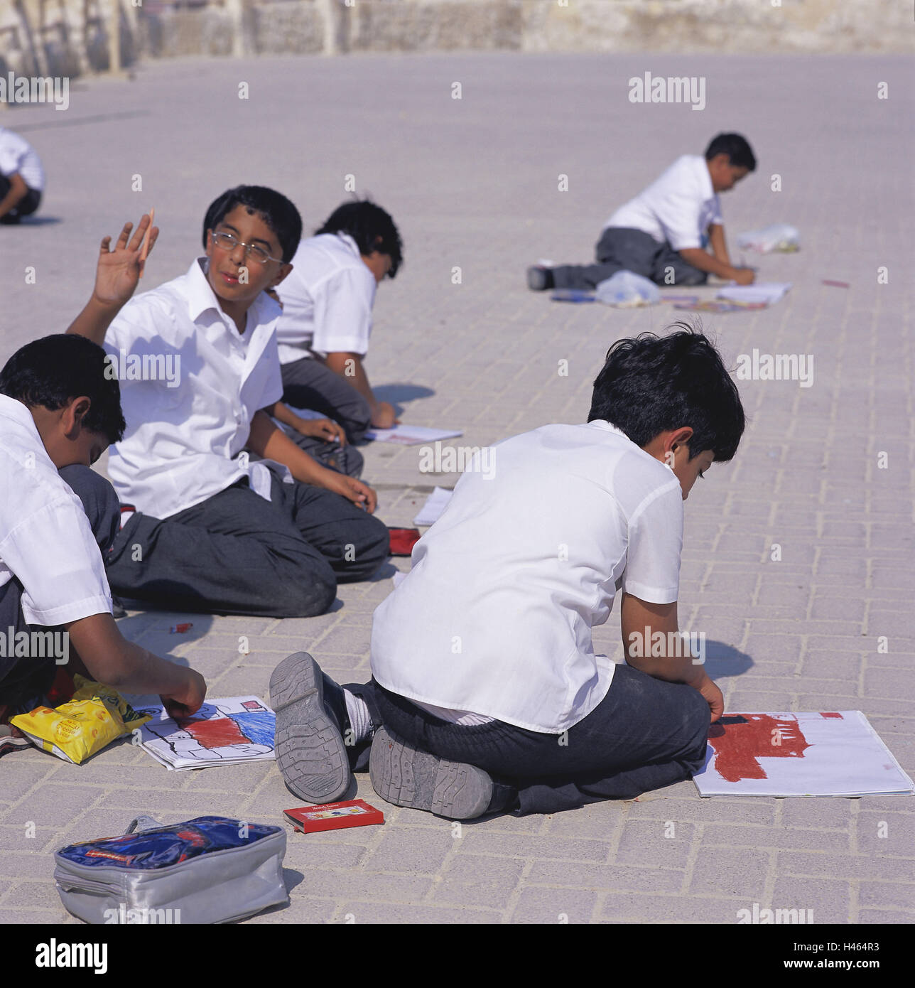 Bahrain school building hi-res stock photography and images - Alamy