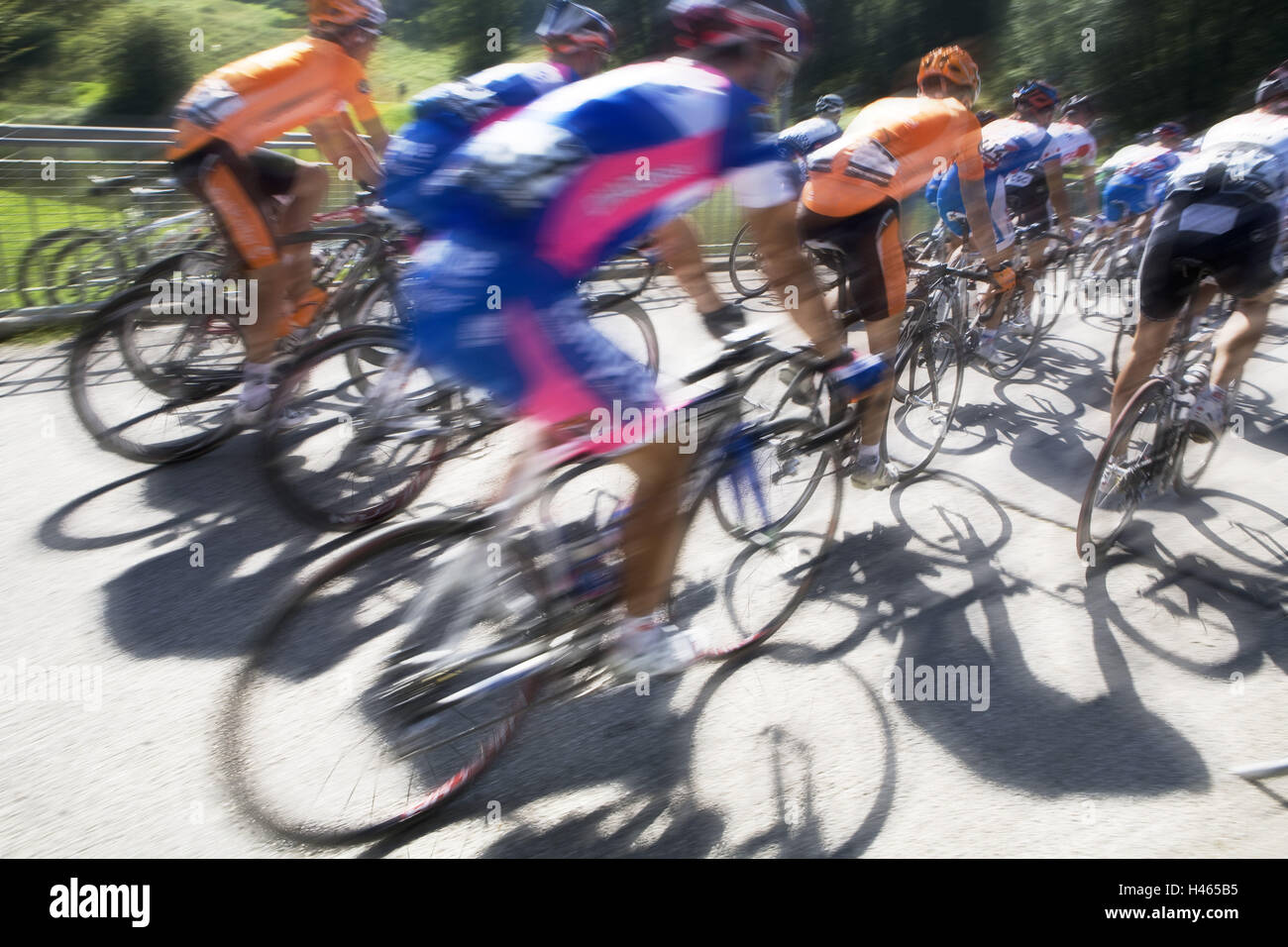 Back view of cyclist hi-res stock photography and images - Alamy