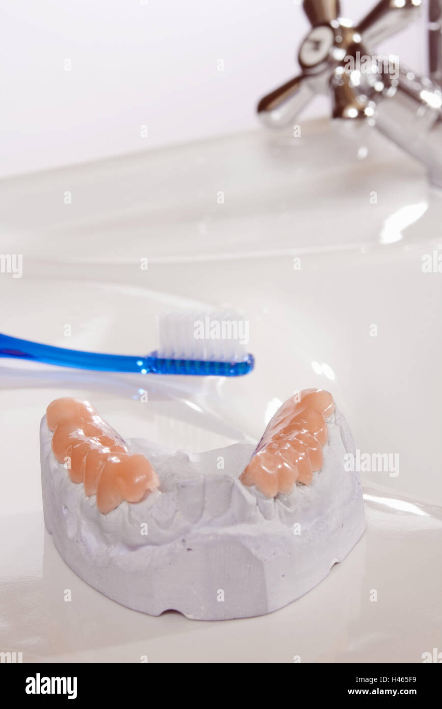 Sink, dental impression, adjusted, bite splint, toothbrush, armature ...