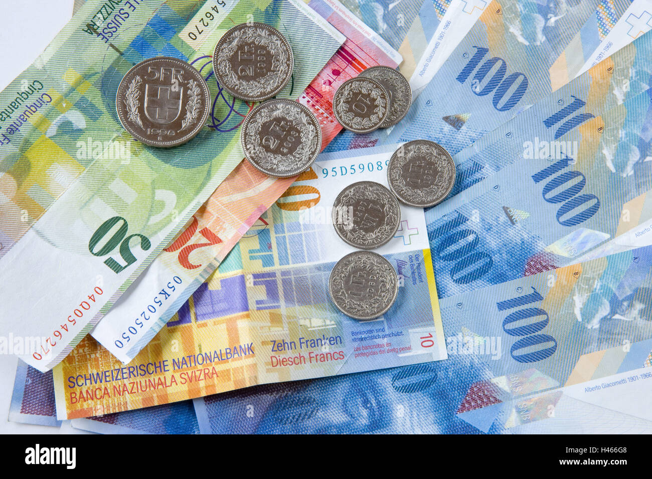 Swiss franc, cut out Stock Photo - Alamy