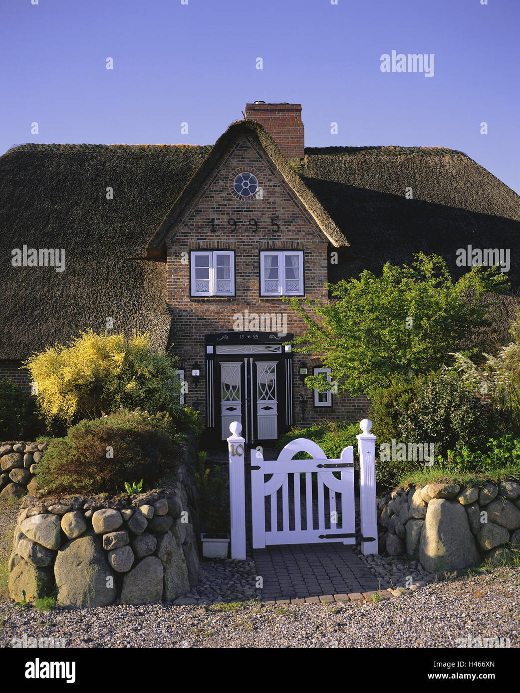 Germany, Schleswig - Holstein, island, Sylt, Archsum, Frisian's house ...