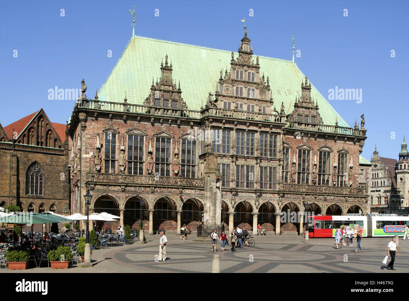 Germany, Bremen, Old Town, city hall, tourist, North Germany, town ...