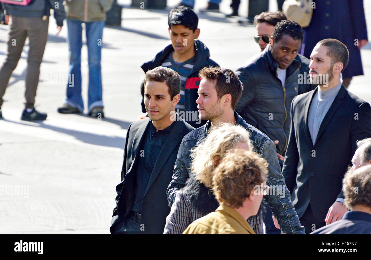 US actor Taylor Kitsch with Alaa Safi, Filming 'American Assassin' in ...