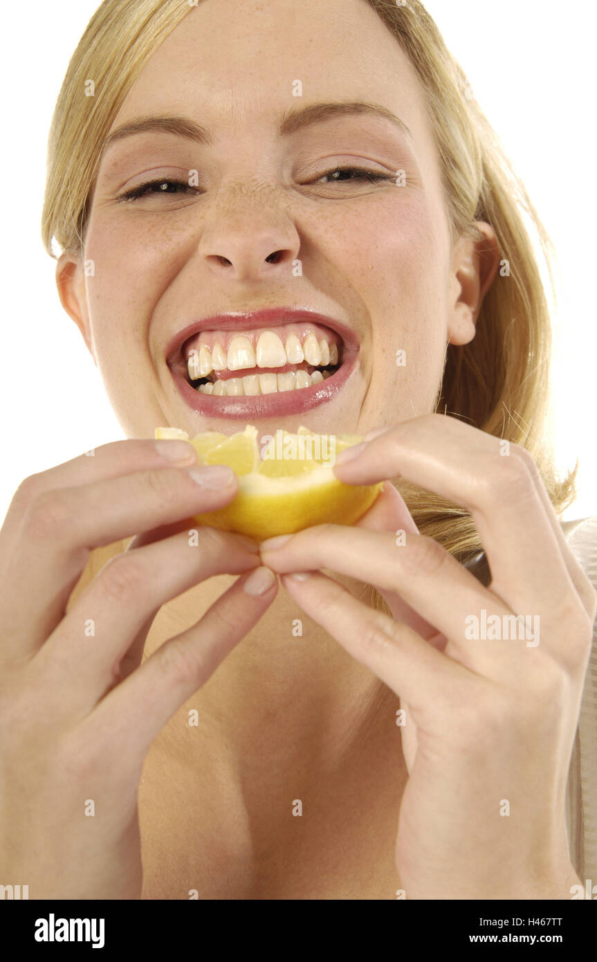 Lemon smile hi-res stock photography and images - Alamy