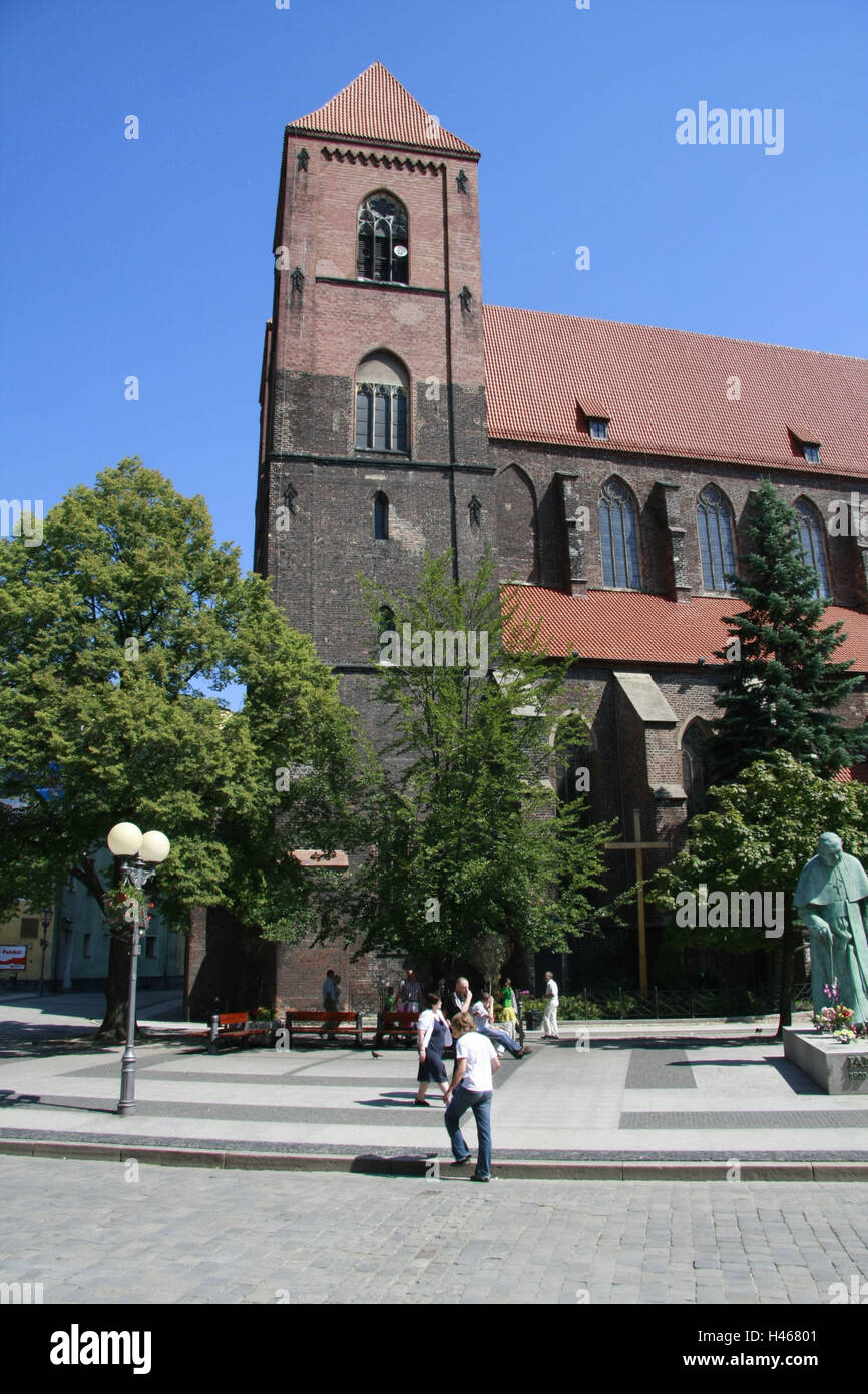 Poland, Brieg, Nikolaikirche, outside Stock Photo - Alamy