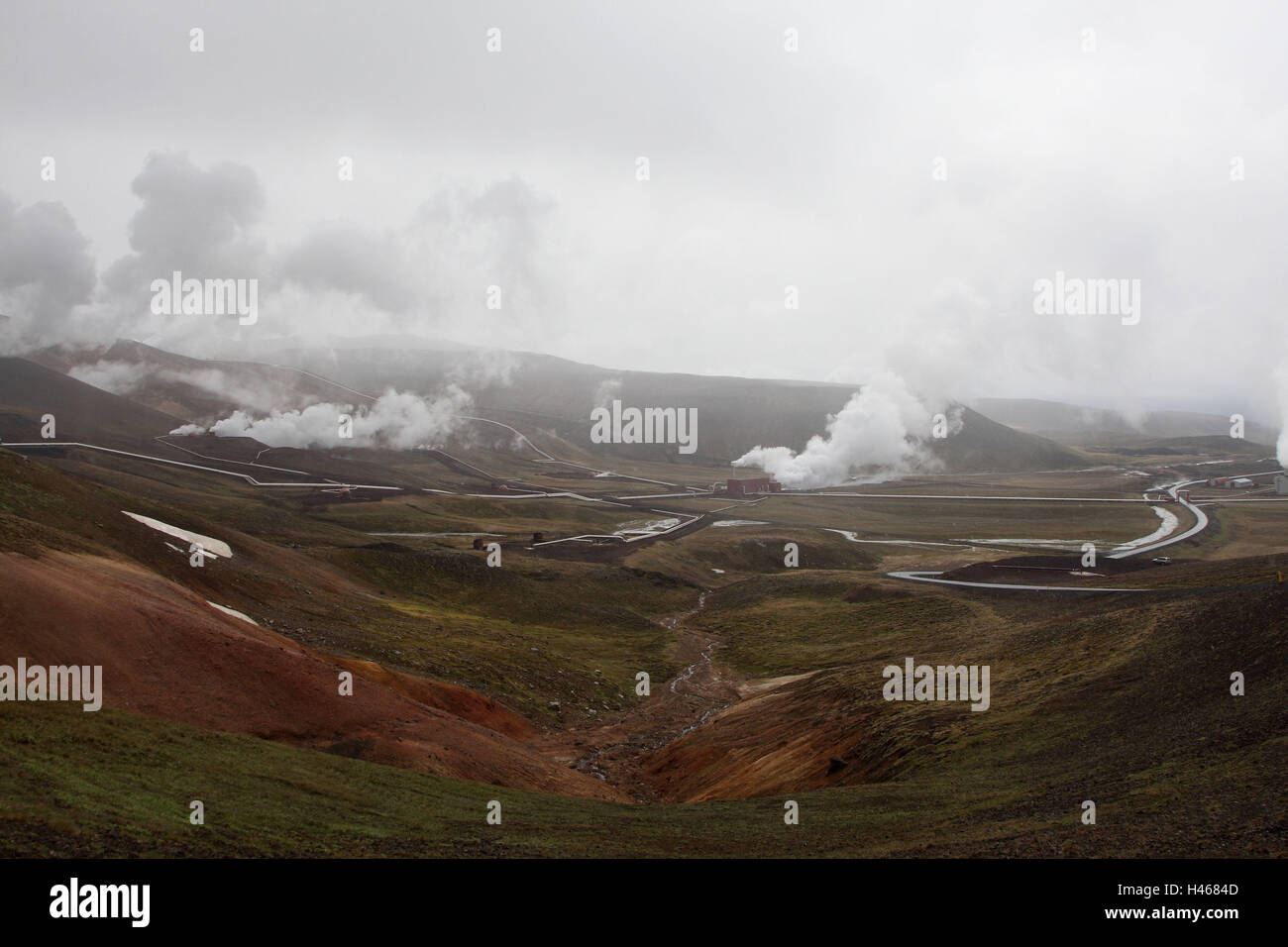 Geothermal area Namaskard, Iceland Stock Photo - Alamy