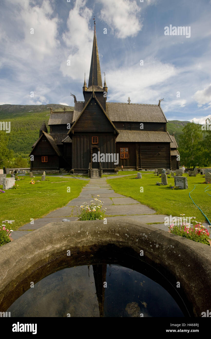 Lom stave church hi-res stock photography and images - Alamy