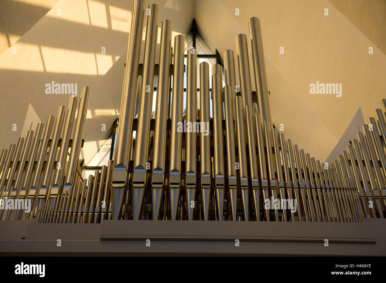 Norway, Tromsö, Antarctic Ocean cathedral, organ Stock Photo - Alamy