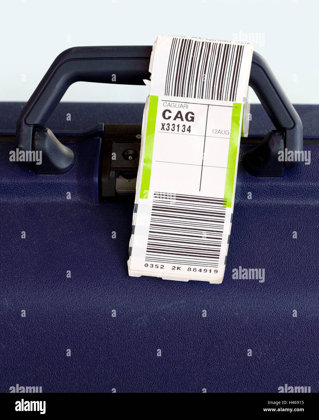 Suitcases, grip, banderole, detail, suitcase grip, grip, handle, travel ...