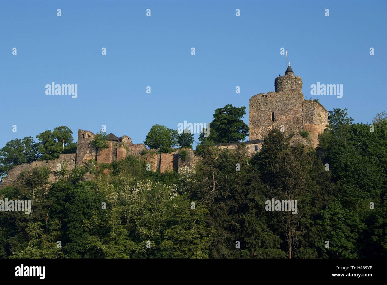 Germany, Rhineland-Palatinate, Saarburger country, Saar castle, castle ...