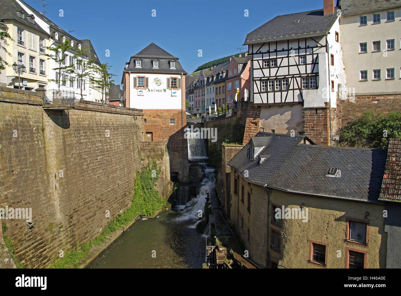 Germany, Rhineland-Palatinate, Saarburger country, Saar castle, Old ...