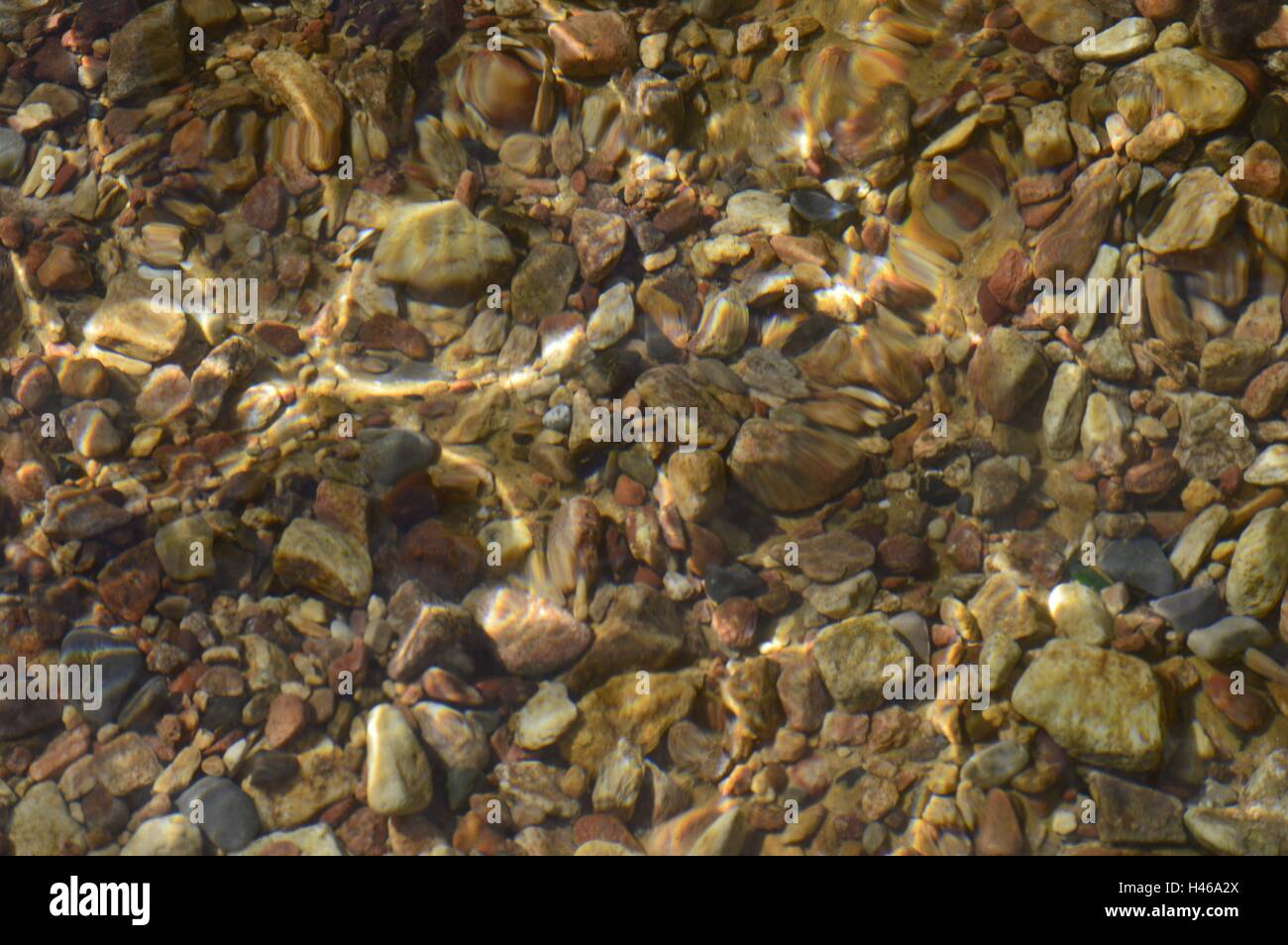 Transparent, completely clear and clean water Stock Photo - Alamy