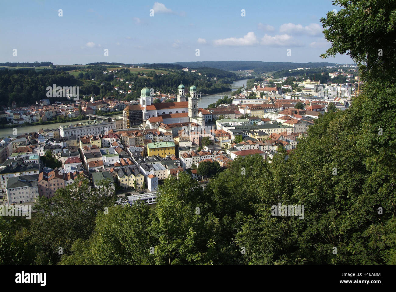 Germany, Bavaria, Passau, Inn, Old Town Stock Photo - Alamy