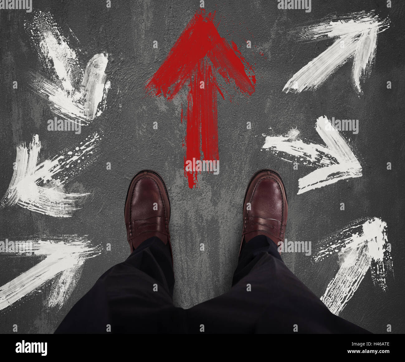 Arrow indication direction hi-res stock photography and images - Alamy