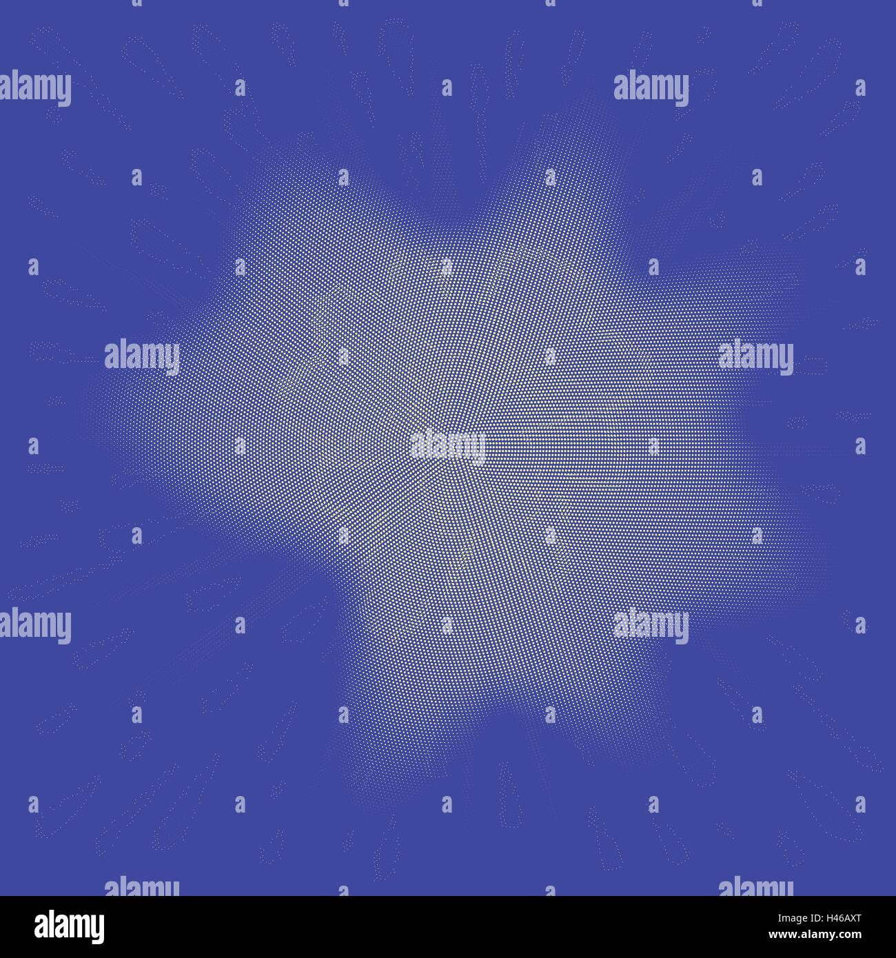 Abstract explosion background in blue and yellow Stock Vector Image ...